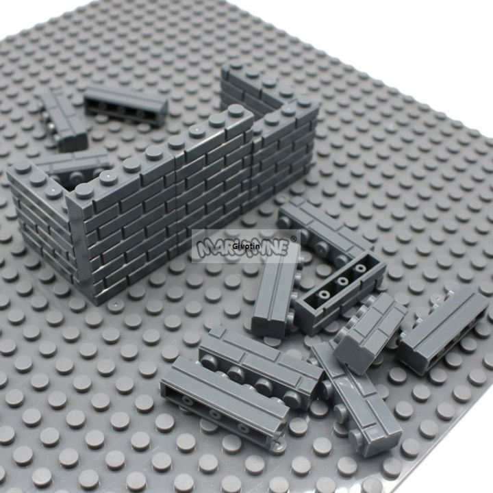 MARUMINE MOC City Blocks Parts 1x4 Wall Building Bricks 150PCS Friends ...