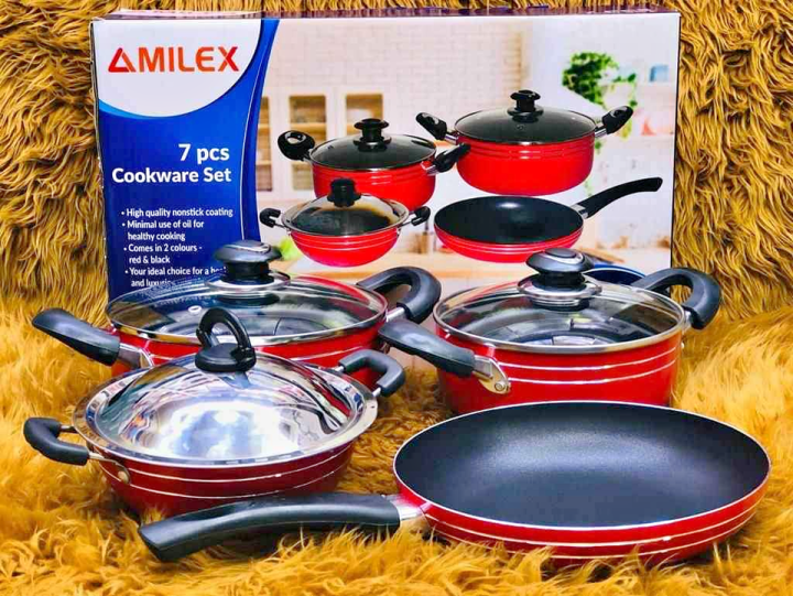 Amilex 7pcs cookware set | Daraz.lk
