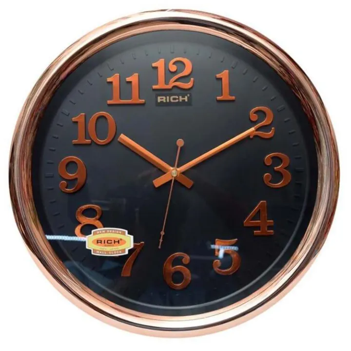 Rich Wall Clock - Brown | Daraz.lk