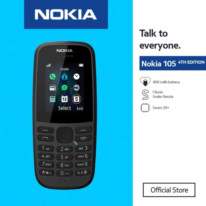 NOKIA 106/105 (DUAL SIM) 4th Edition With 1 Year Warranty By Nokia ...