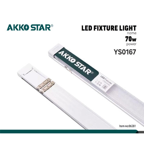 AKKO STAR Lighting Fixtures Modern Bright Led Tube Light 1.2M / 4FT ...