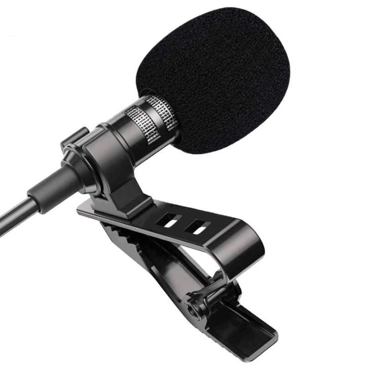 3.5mm Aux Audio Port Lavalier Microphone For Youtubers and Tiktok User ...