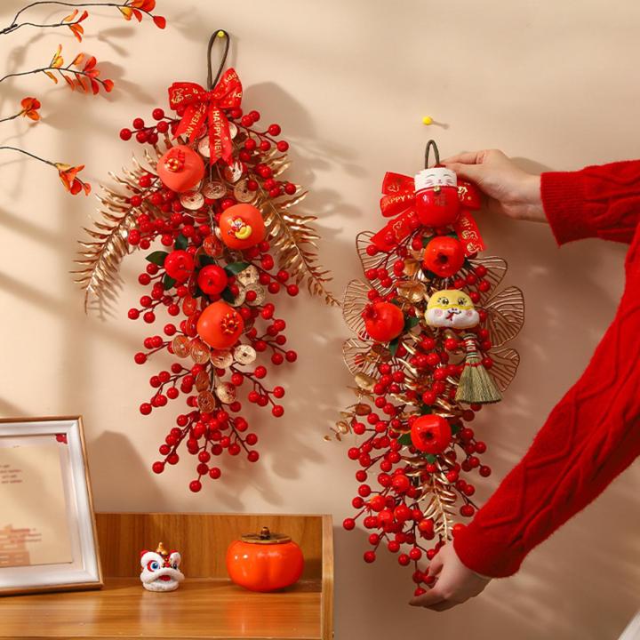 Chinese New Year Decoration with Hook Craft for Thanksgiving Day Home ...