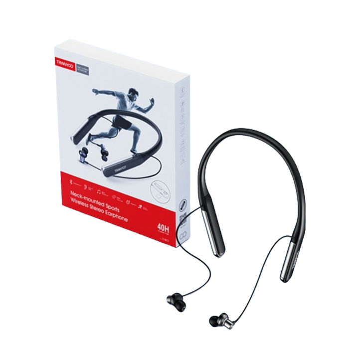 Tranyoo Neck-mounted Sports Wireless Stereo Earphone - T-M15 | Daraz.lk