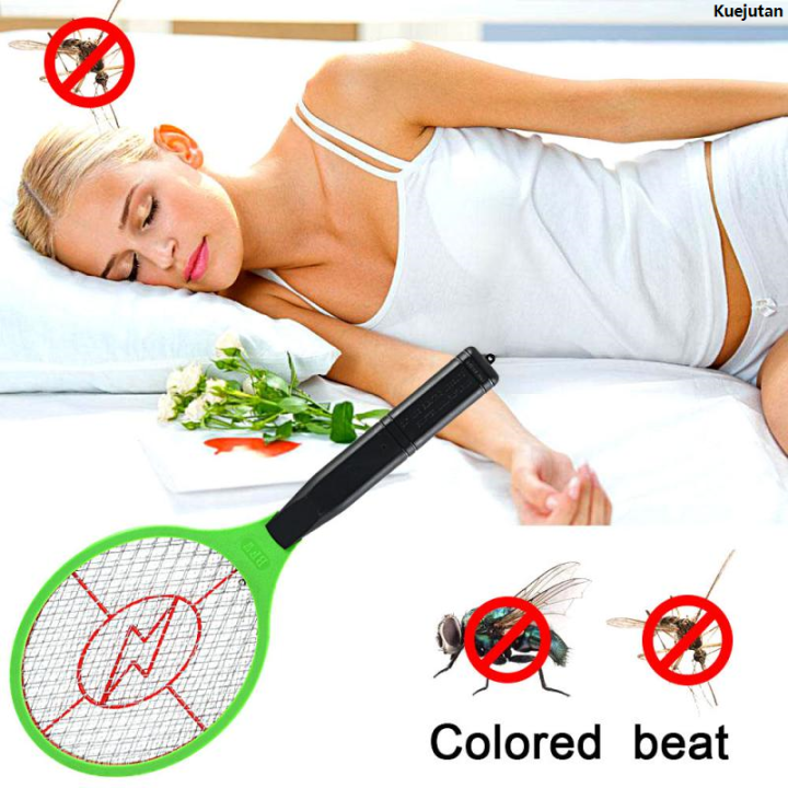 Kuejutan【2025 Version】 Battery Powered Mosquito Swatter Operated Hand ...