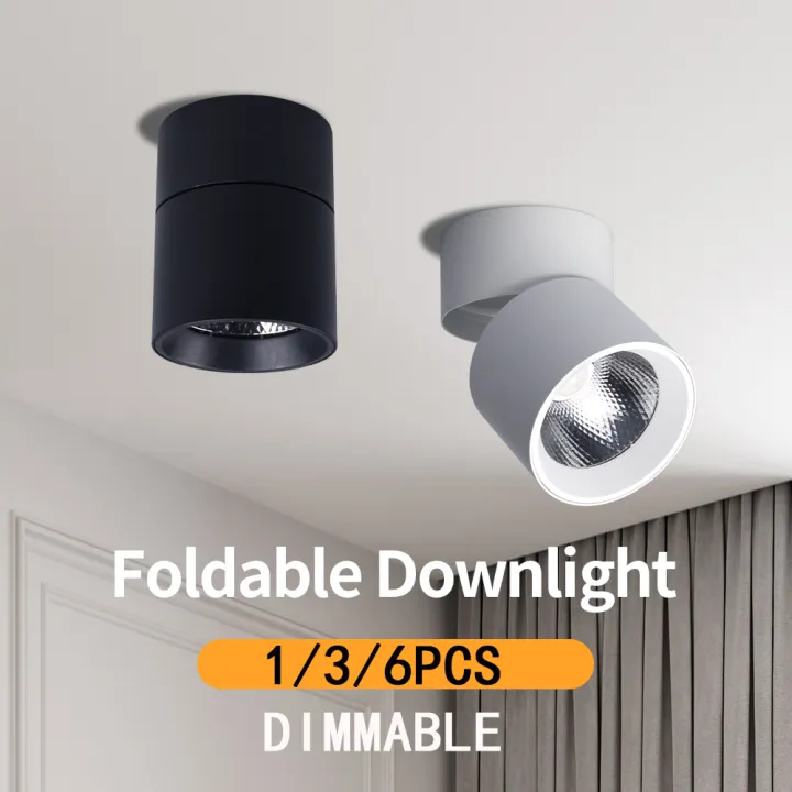 Dimmable LED Downlight Foldable Ceiling Spotlight 10W 15W 20W Surface ...