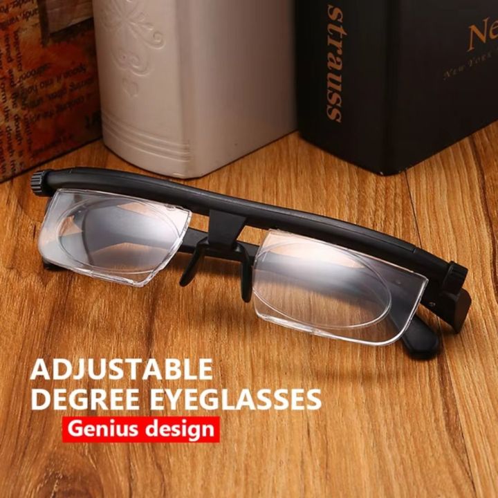 Universal Variable Lens Adjustable Strength Glasses Correction Myopia ...