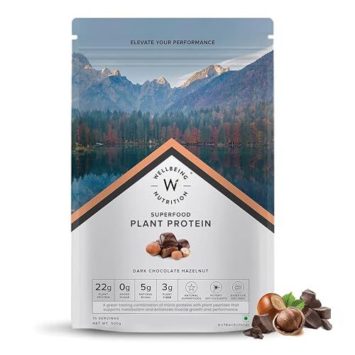 Wellbeing Nutrition Organic Vegan Plant Protein Isolate Powder | 22g ...