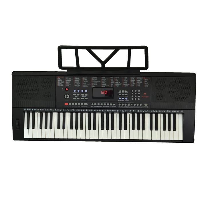 YONGMEI YM-863 Electronic Keyboard 61 Keys Full Size With power adaptor ...