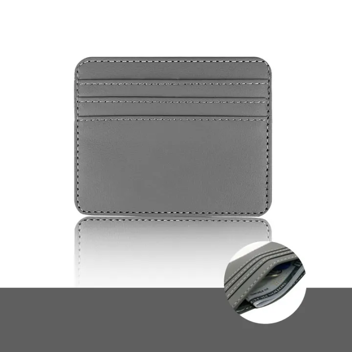 【ZIME】1PCS Man Purses Ultra Thin Mini Business Bank Holder Wallet ...