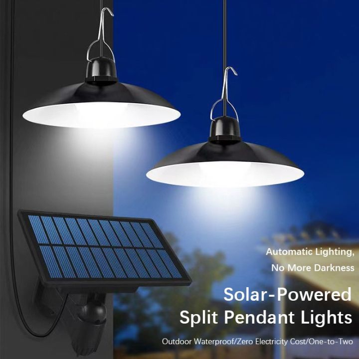 Solar Powered Courtyard Light Camping Light Split Solar Lamp Courtyard ...