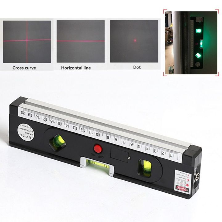4 in Laser Level High Precision Fluorescent Blister Vertical Measuring ...
