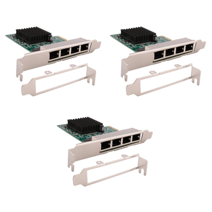 3X Network Cards Network/Lan Adapter PCI-E Network Card Realtek RJ45 ...