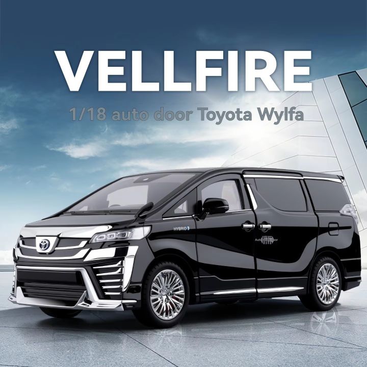 1:18 Toyota Vellfire Genuine License Alloy Diecast Models Cars ...