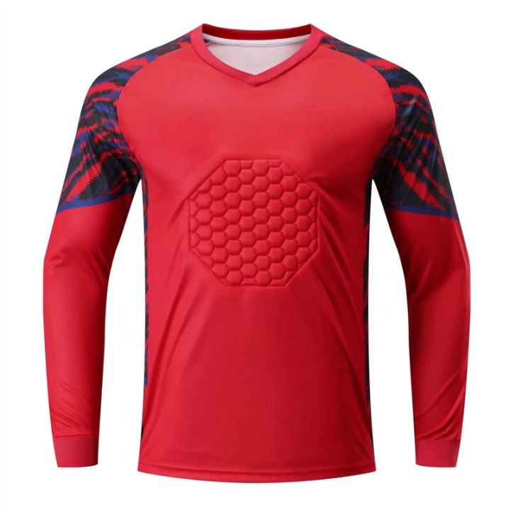 Kids Adult Goalkeeper Soccer Jersey Child Men Goaltender Football Shirt ...