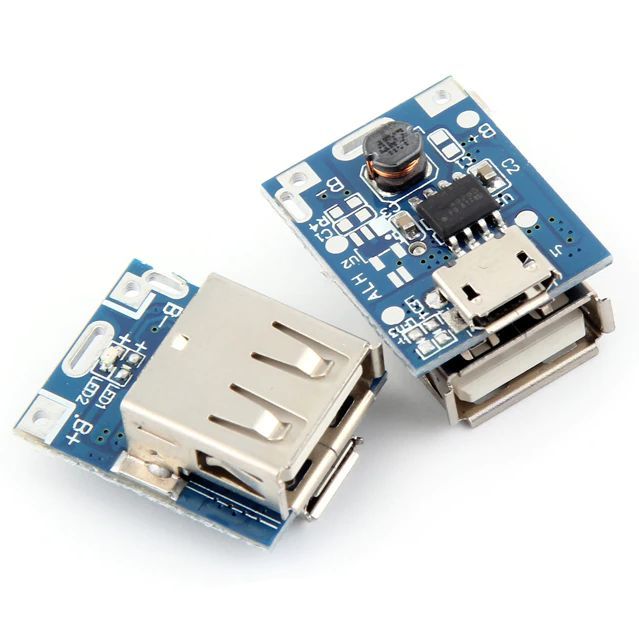 USB 5V 1A Mobile Power Bank 18650 Battery Charger PCB Power Step up ...