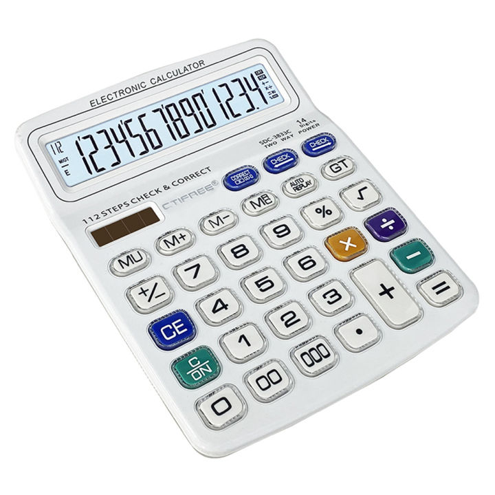 CTIFREE (SDC-3833C) Extra Large Display Electronic Calculator | Daraz.lk