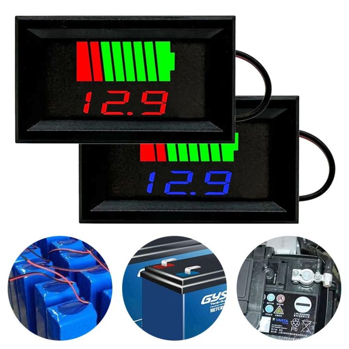 High Precision Voltmeter Tester Digital Display Car Battery Charge ...