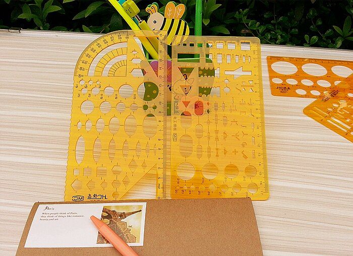 MC Template Ruler Mechanical Drawing and Jewelry Design Ruler A variety ...