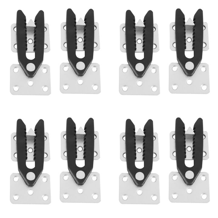 8 Pcs Sofa Couch Sectional Furniture Connector Joint Snap Alligator ...