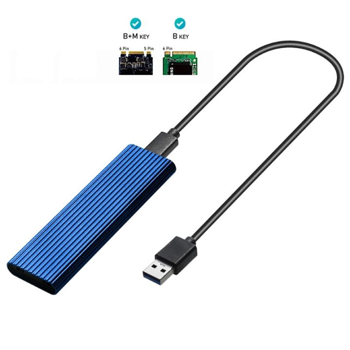 【Blue M2 Case 】 USB 3.1 to M.2 NGFF SSD Case, Hard Disk Box Type C ...