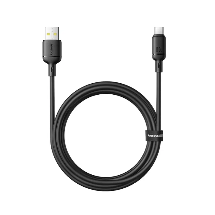 Baseus Silky Series USB to Type-C 2 Meter 100W Fast Charging Cable ...