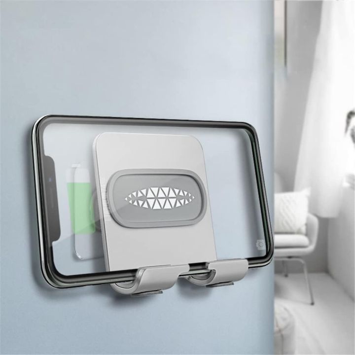 Universal Plastic Mobile Phone Wall Mount Holder Stand Wall Charging ...