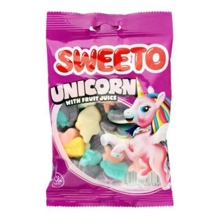 Sweeto UNICORN with Fruit Juice Gummy Bear Candy 80g for Children Kids ...