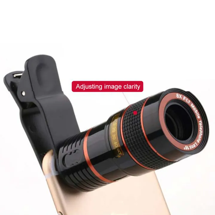 8x Telephoto Phone Lens 8x Mobile Phone Telescope Hd Camera Lens ...