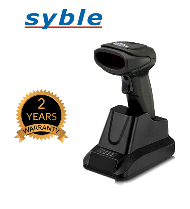 Syble - Pos 1D Wireless Handheld Barcode Scanner with Cradle base ...