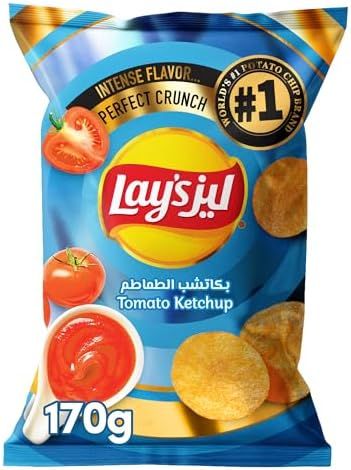Lay's Tomato Ketchup Potato Chips, 170g FROM DUBAI (SAM) | Daraz.lk