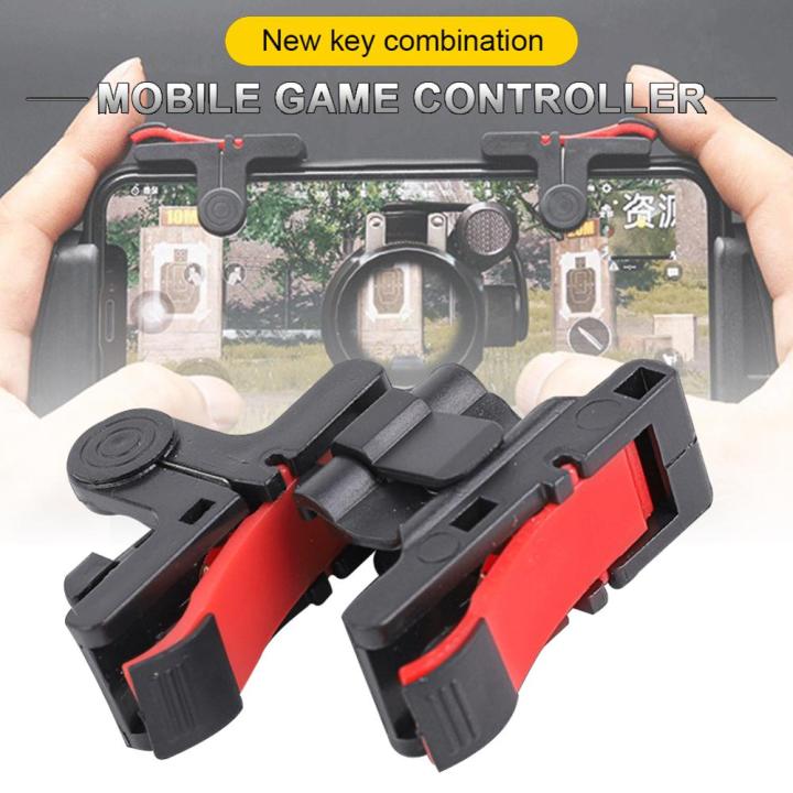 Free Fire and PUBG Gaming Trigger Mobile Game Phone Gamepad Controller ...