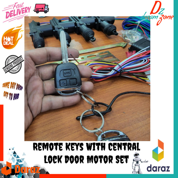 Suzuki Alto Remote Keys With Central Lock Door Motor Set | Daraz.lk