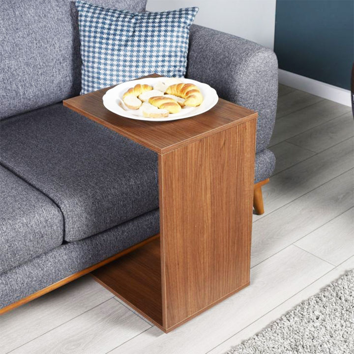 Mr Wood Modern & Stylish Wooden Side Table/ Sofa Side Table/ Useful Bed ...