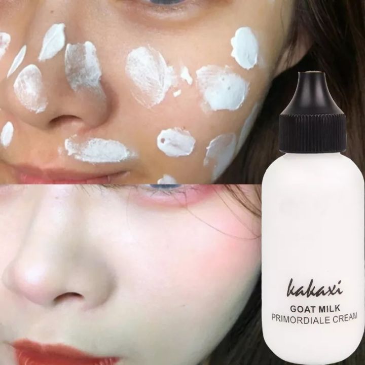 Foundation Goat Milk Full Coverage Waterproof Makeup Base Brighten ...