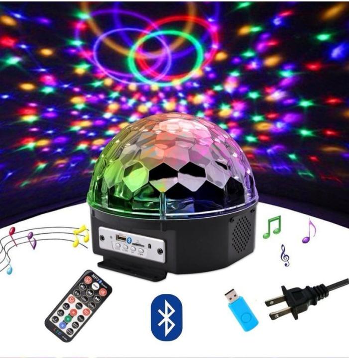 LED Crystal Magic Ball Party Light | Daraz.lk