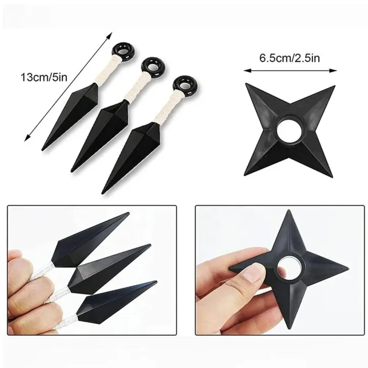 Naruto s Ninja Bag Kunai Headband Gloves Shuriken Cosplay Itachi Anime ...