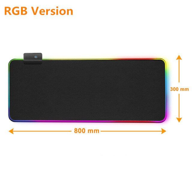Mouse Bentoben Pc Mousepad Mat Rgb Xxl Pad Backlit With Carpet Large ...