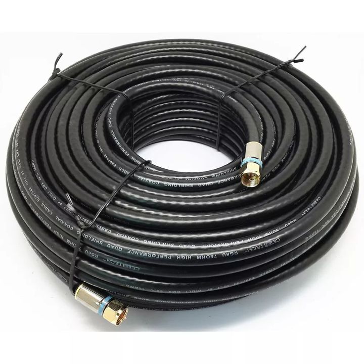 Coaxial Antenna Cable 15M (75 Oms 5C2V) With 2 F Connector | Daraz.lk