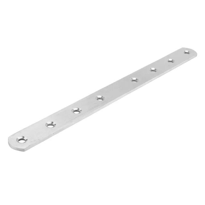 Metal 8 Holes Flat Straight Design Corner Brace Angle Bracket 250mm ...