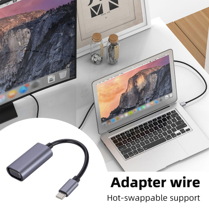 Usb C To Vga Display Adapter Cable Support Hot Swapping Phone Screen ...
