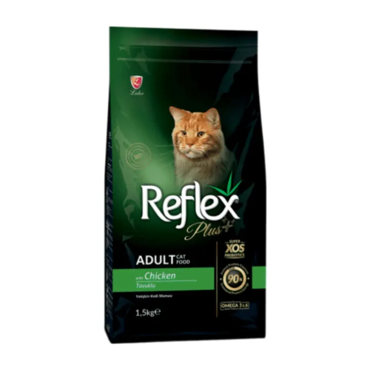 Reflex Plus Dry Foods For Adult Cats (With Chicken) 1.5Kg | Daraz.lk