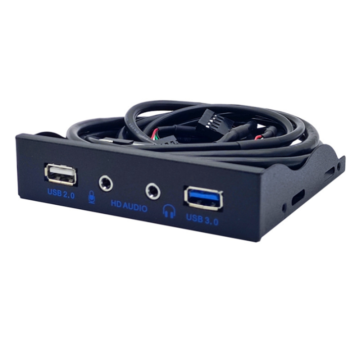 2-Port USB 3.0 Hub with HD Audio 3.5mm, Earphone Jack, and Mic ...