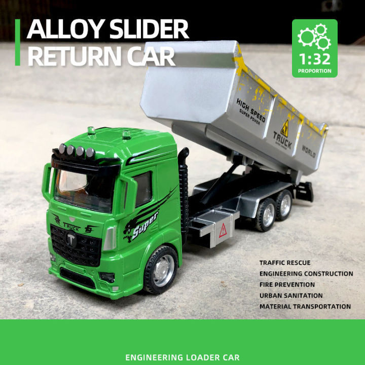 Isuzu Nissan Construction Vehicle Lorry Bowser Truck Alloy Metal Model ...