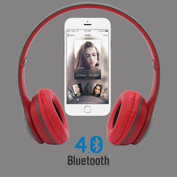 P47 Headphone with Pop Window Over The Ear Wireless Bluetooth Headphone ...