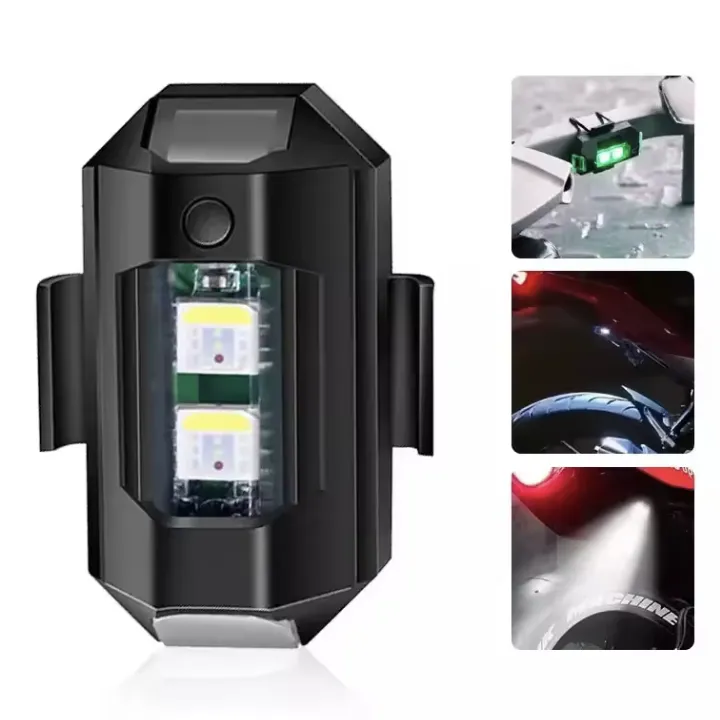 SAFETY LIGHT SMALL | LED Anti-Collision Strobe Light – USB Rechargeable ...