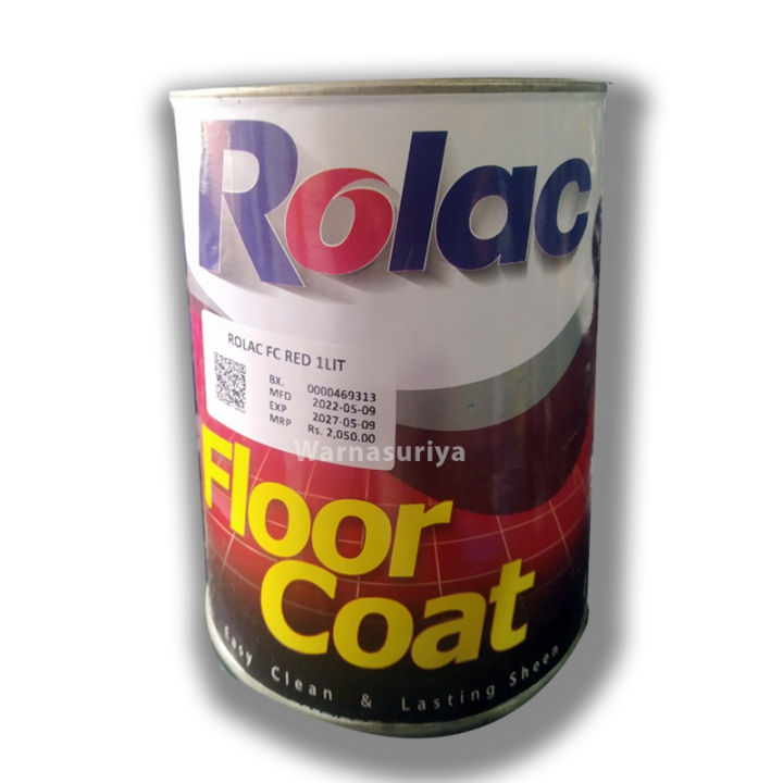 Floor paint red | Lankem Rolac 1L | Daraz.lk