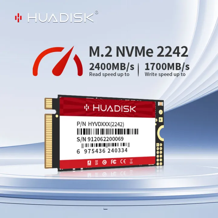 HUADISK M2 SSD NVMe 128GB 256GB 512GB Hard Drive Disk M.2 2242 PCIe 3.0 ...