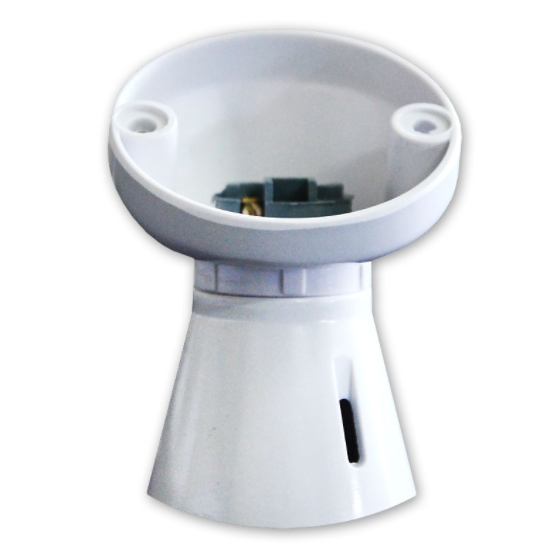 Angled Batten Holder Pin Type White | Daraz.lk