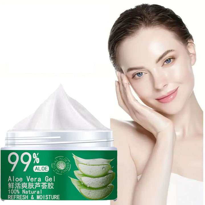 Anti-Acne Natural Aloe Vera Gel Natural Face Creams Moisturizer Acne ...